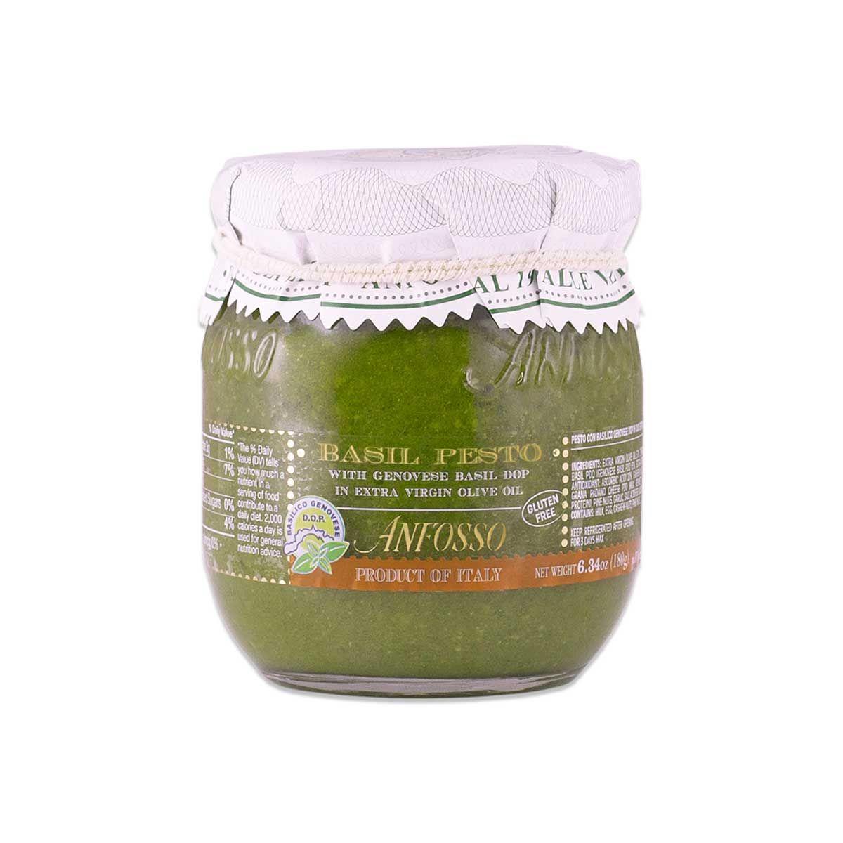 Anfosso Basil Pesto - Flavorful OO Pasta Sauce Delights – Olive Ovation